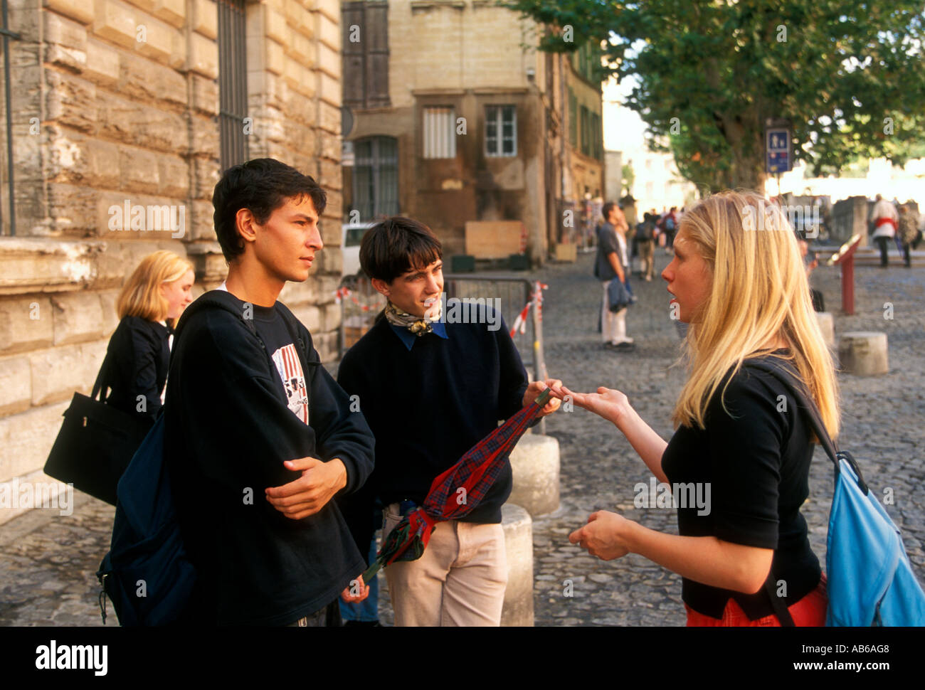 French students, French, students, French teens, French teenagers ...