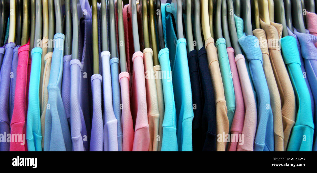 Clothes rack sizes hi-res stock photography and images - Alamy