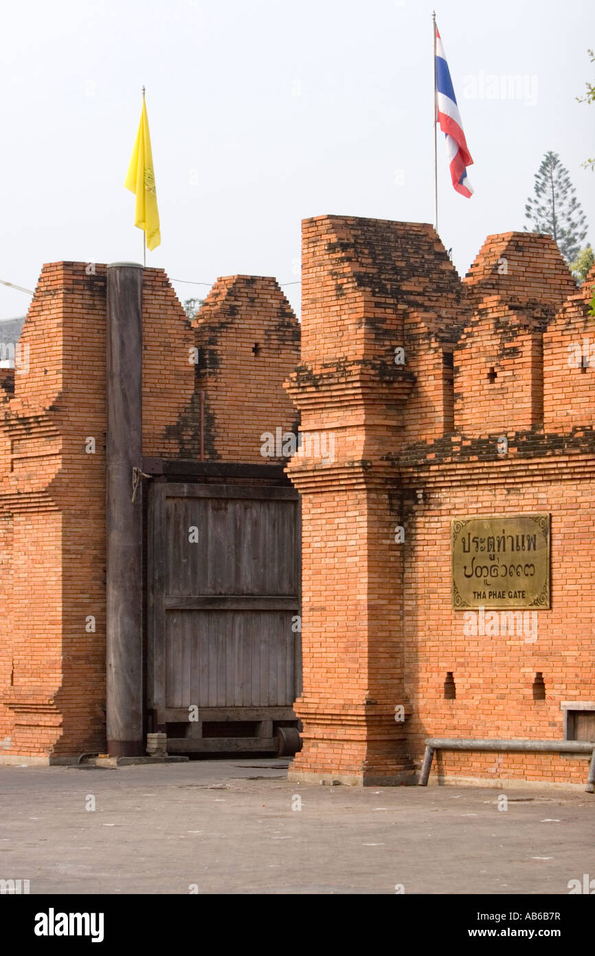 Tha Pae Gate Chiang Mai north Thailand Stock Photo - Alamy