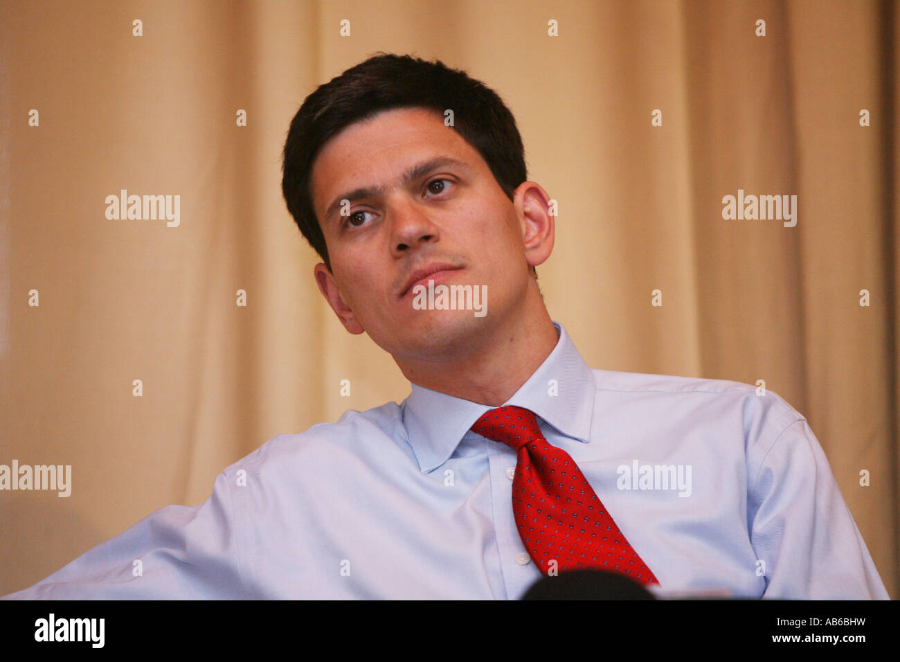 Labour Government minister David Miliband Stock Photo - Alamy