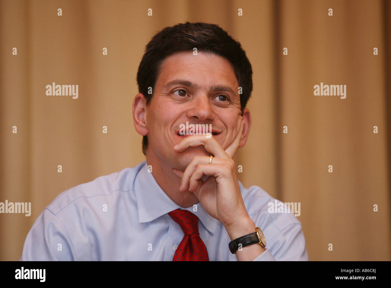 Labour Government minister David Miliband Stock Photo - Alamy