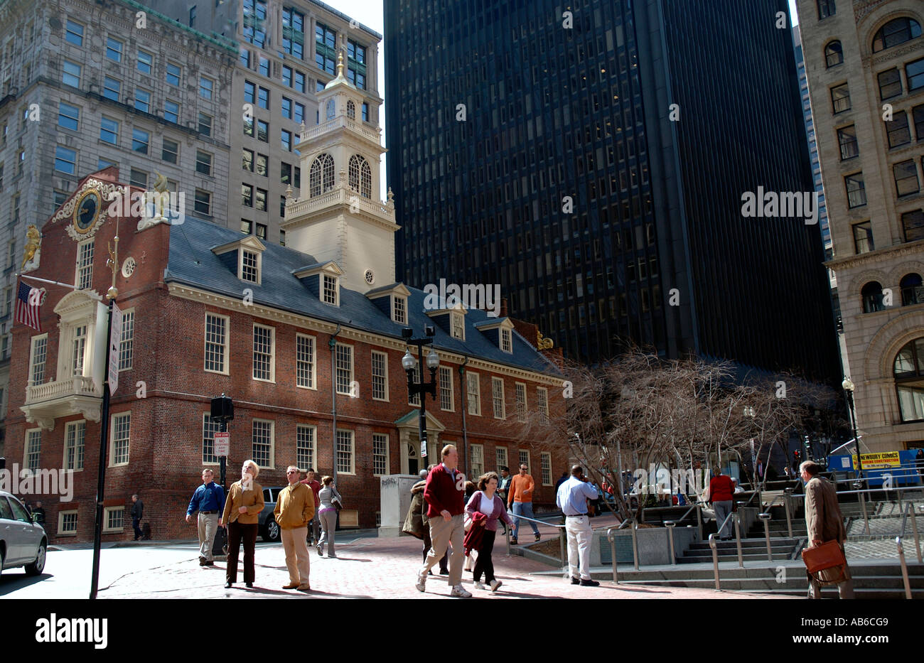 Buildings in central Boston Massachusetts Stock Photo - Alamy
