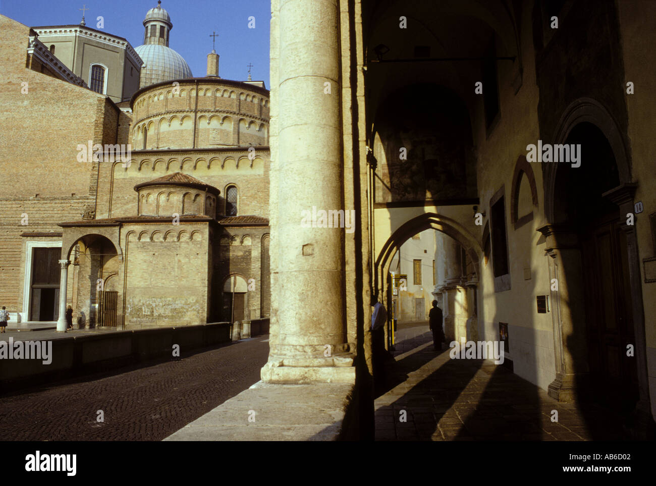 Padua. Italy. 12th century Duomo Cathedral and the 16th century ...