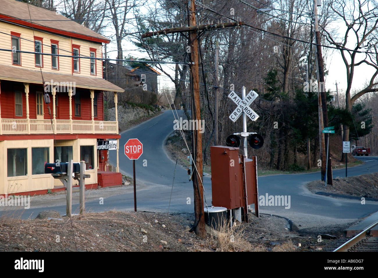 Railway usa rural train hi-res stock photography and images - Alamy