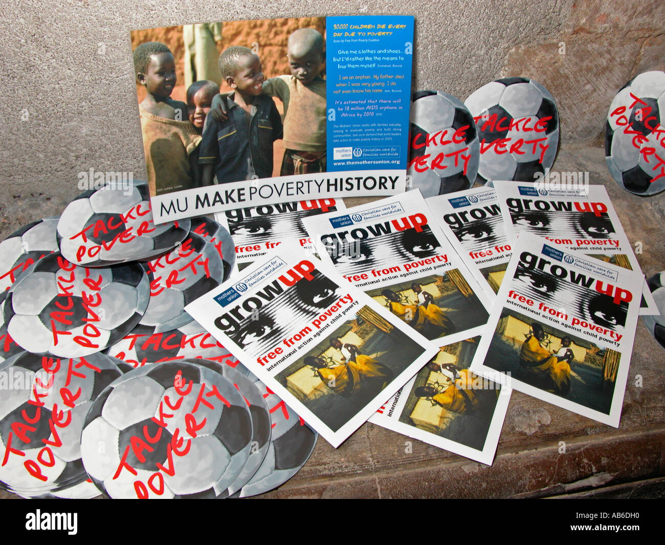 Make Poverty History leaflets and information display at St Mary de ...