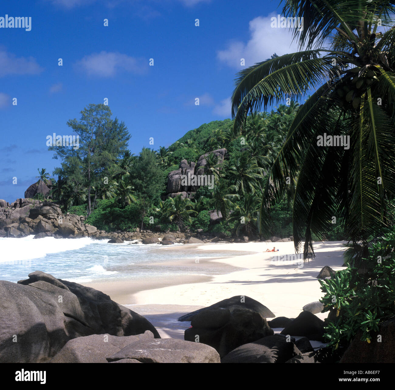 Anse Intendance tropical island beach Mahe Island The Seychelles Stock ...