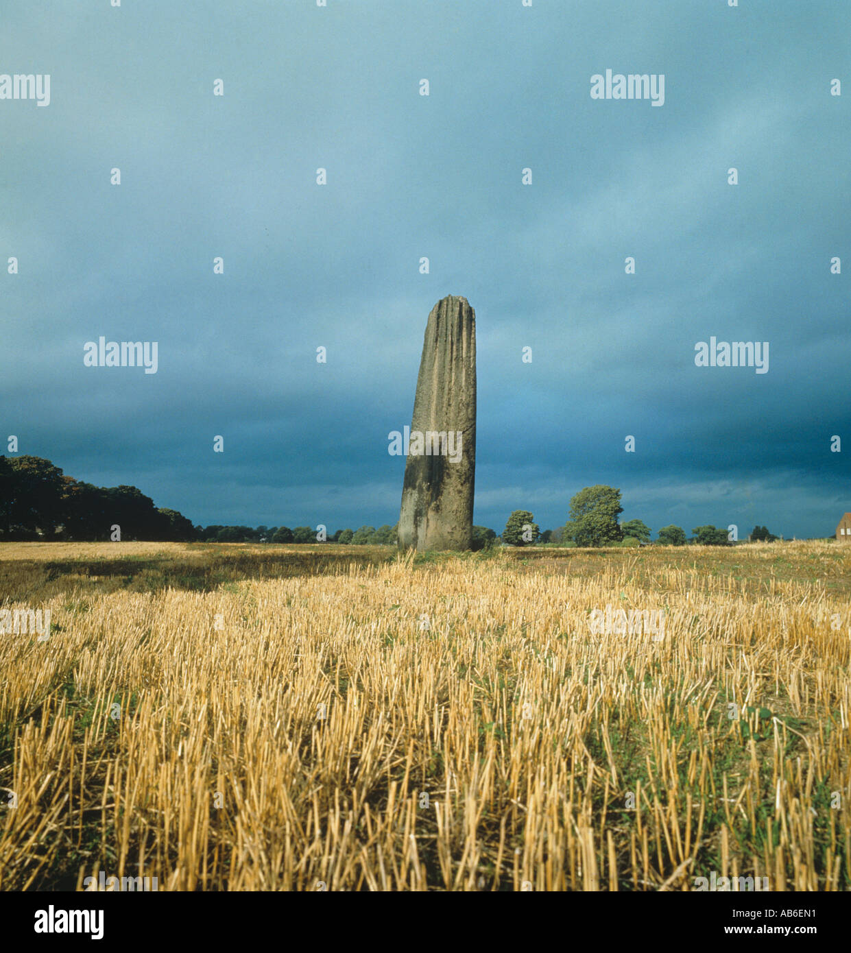 Devil s Arrows one of three tall monoliths standing in a field to the ...