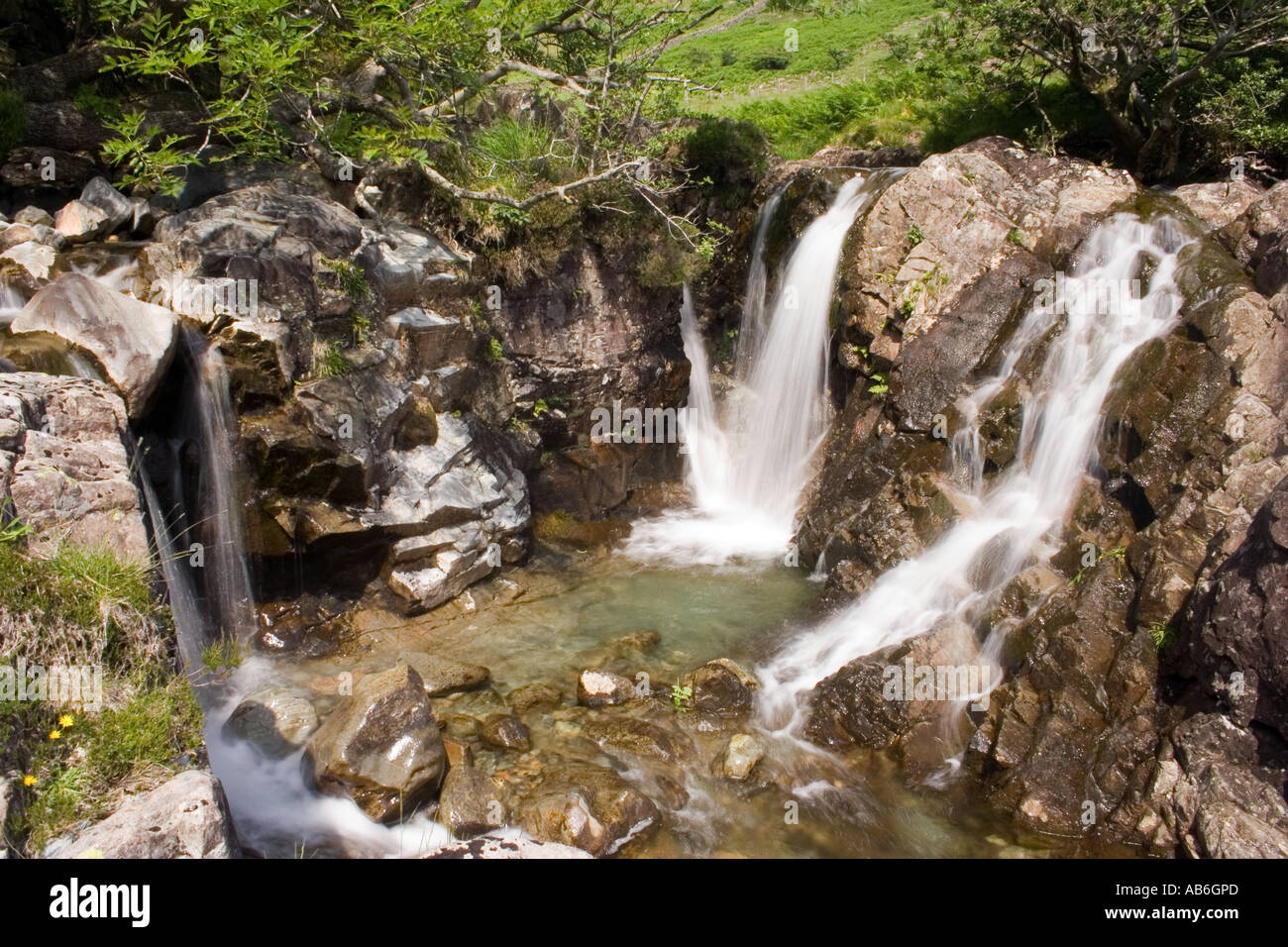 The Three Waterfalls Stock Photo - Alamy