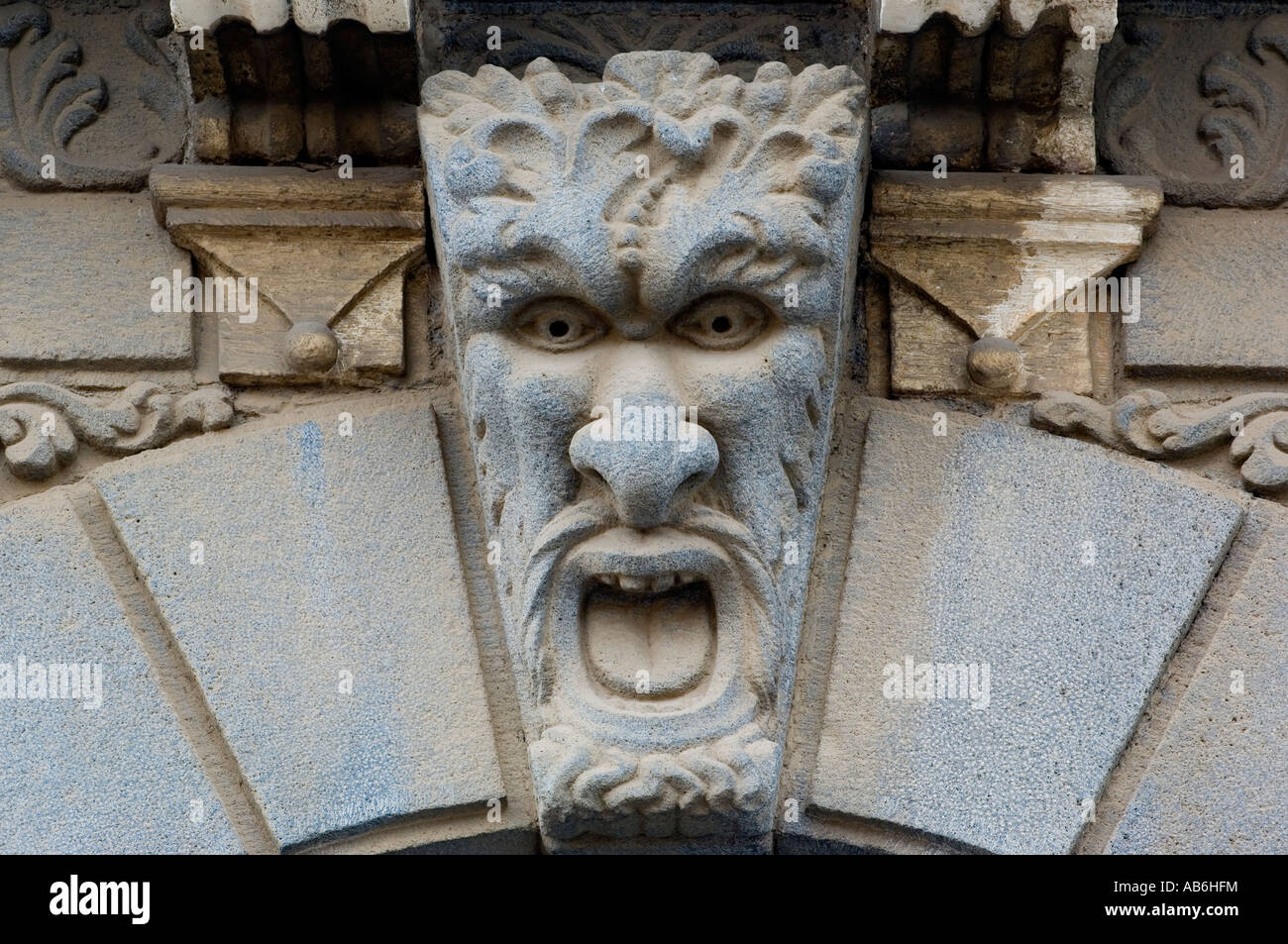 sculpted big mask Stock Photo - Alamy