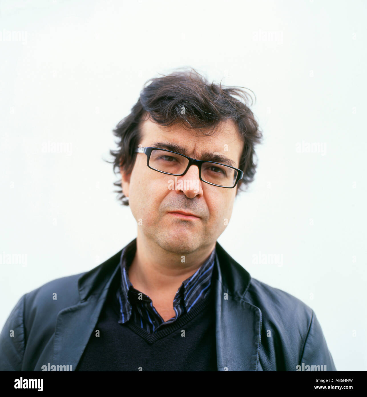 Spanish author Javier Cercas at the Hay Festival Hay-on-Wye Wales UK ...