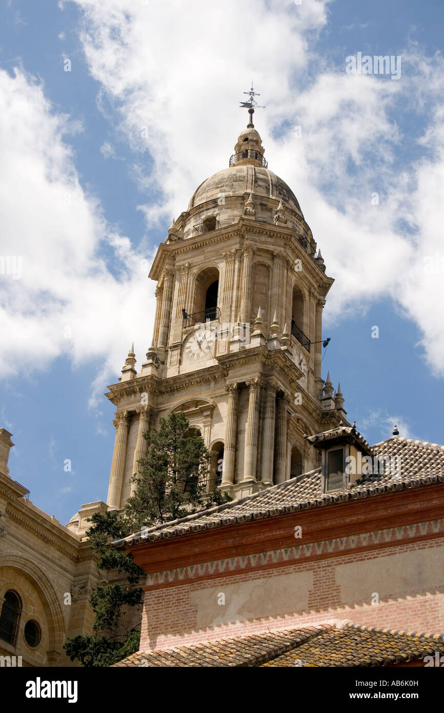 Church tower malaga cathedral hi-res stock photography and images - Alamy