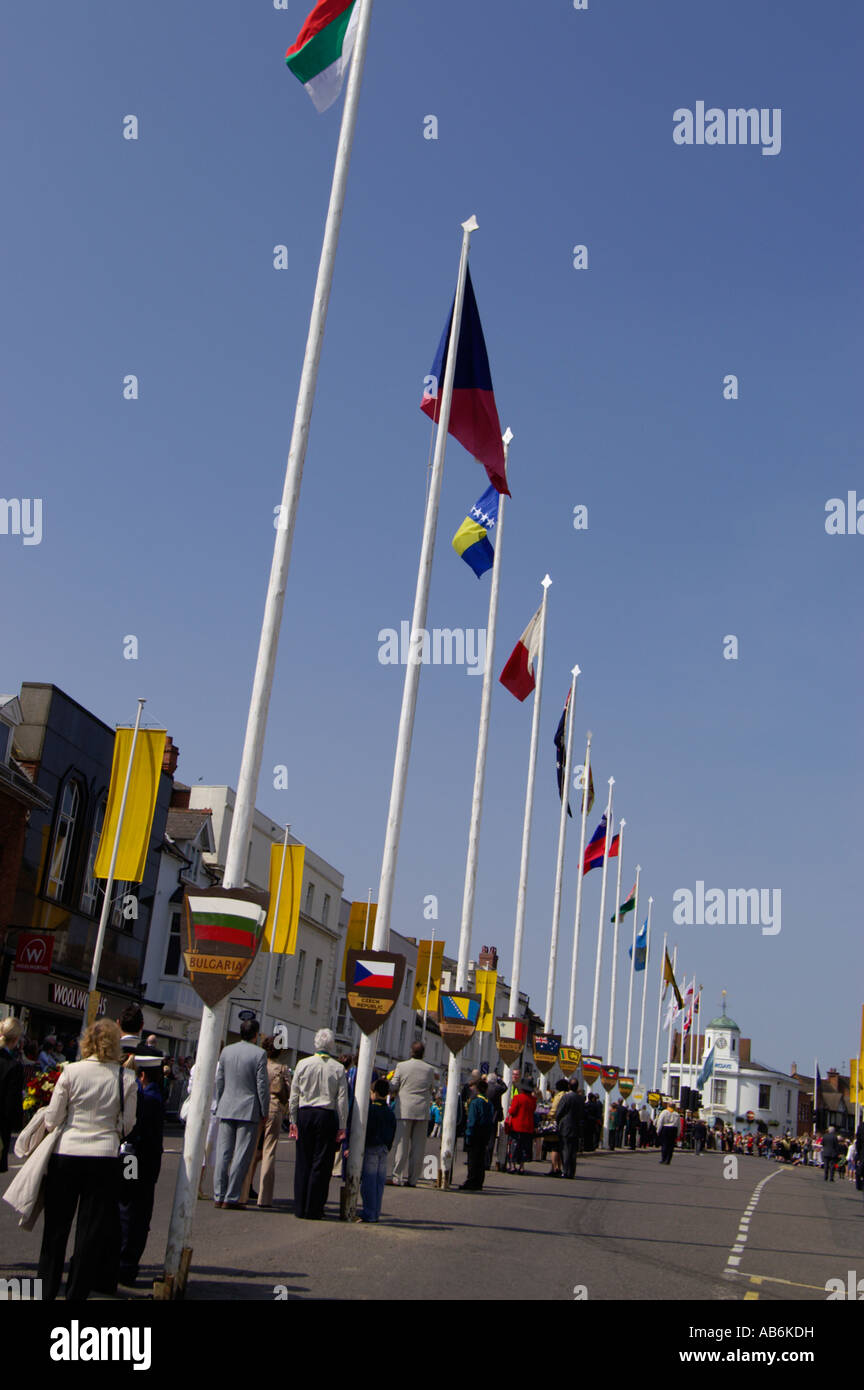Unfurling the flag hi-res stock photography and images - Alamy