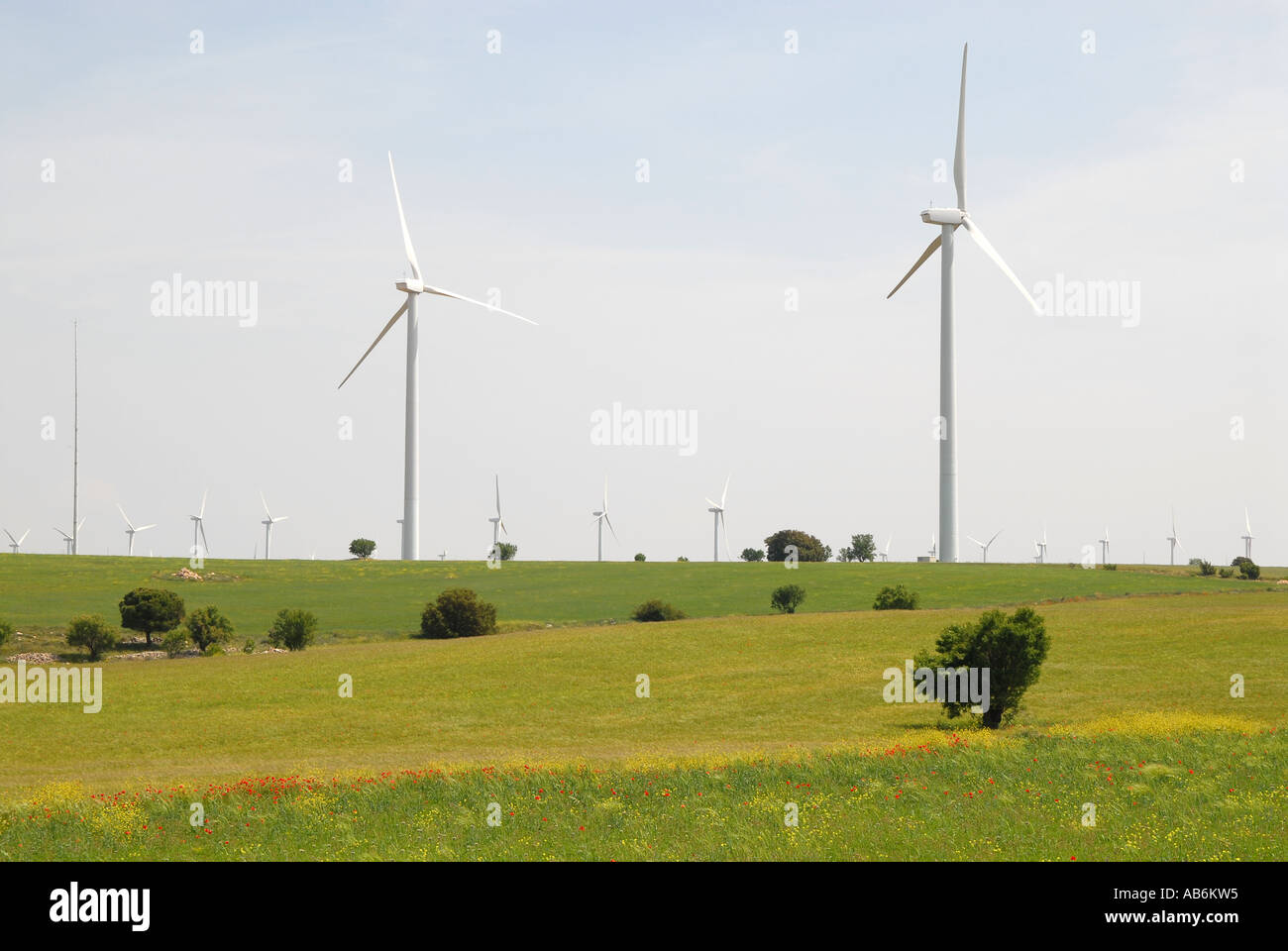 Power station. Wind turbine Stock Photo - Alamy