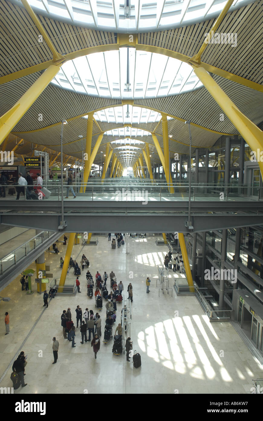 Terminal T4 Building Barajas Airport Madrid Stock Photo - Alamy