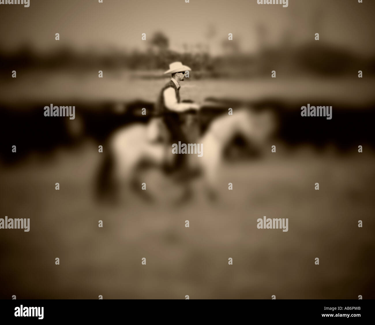 Range Rider 1 Stock Photo - Alamy