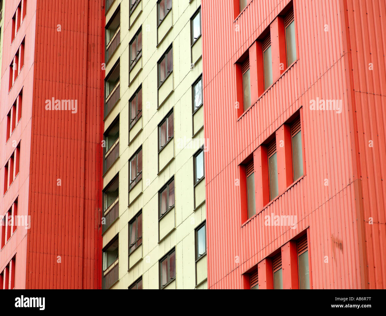 Close up of high rise windows Stock Photo - Alamy