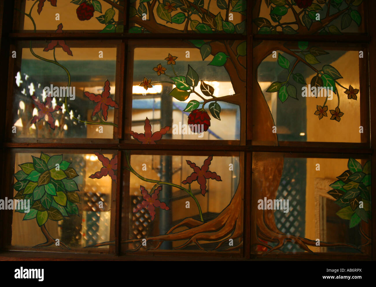 A decorative window design at the Emerson and Green hotel, Stone town ...