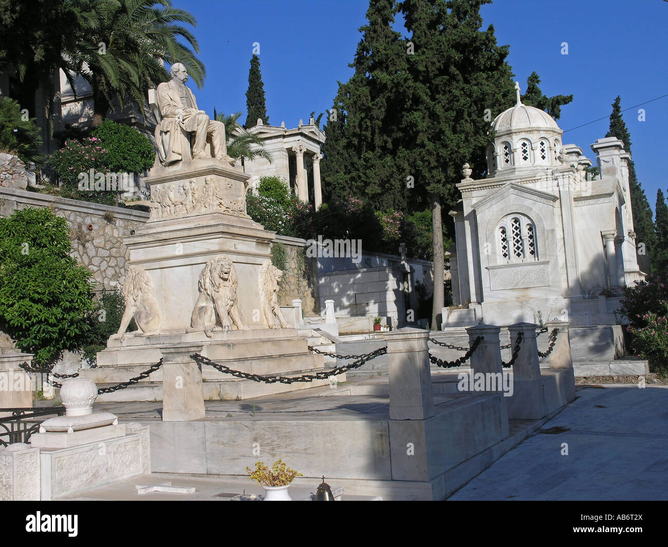 First cemetery athens hi-res stock photography and images - Alamy