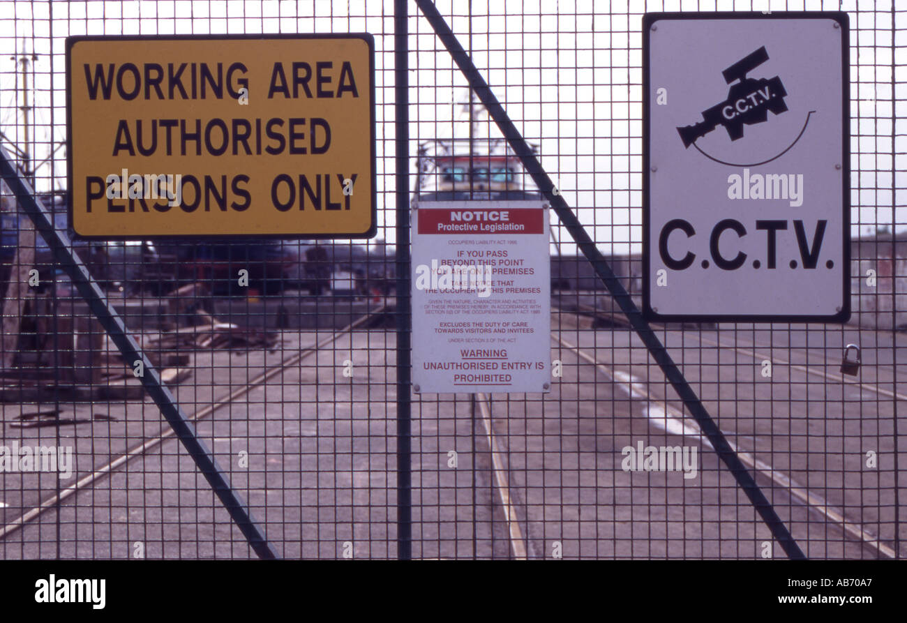 Signs Howth harbour Ireland Stock Photo - Alamy