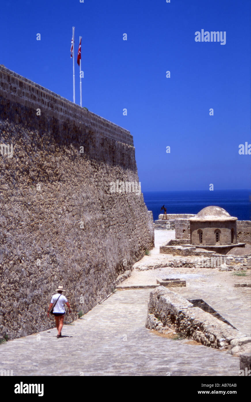 Kyrenia castle Northern Cyprus Stock Photo - Alamy