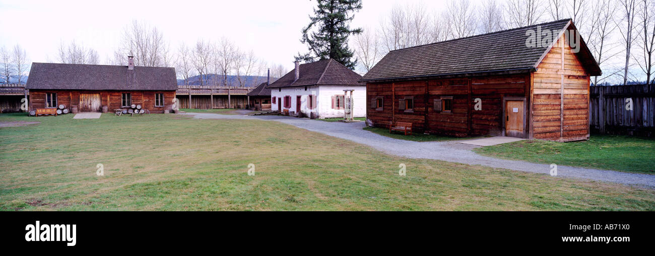 Fort langley national historic site in british columbia hi-res stock ...