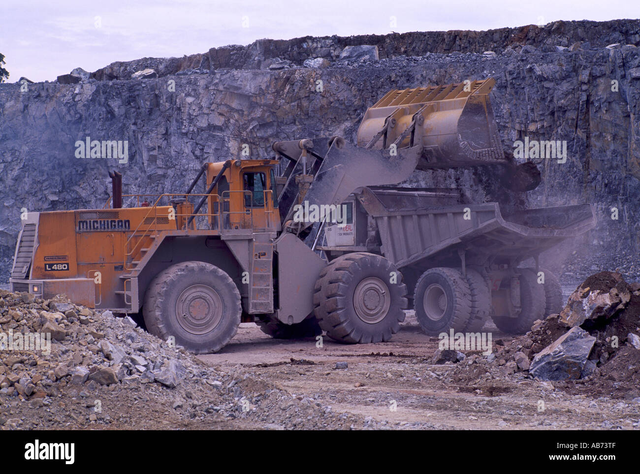 Limestone Quarry, Texada Island, BC British Columbia, Canada - Front ...