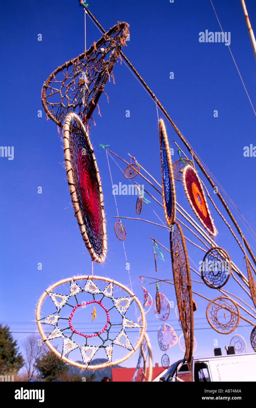 Colorful Dreamcatchers on Display at the Pacific Rim Whale Festival in ...