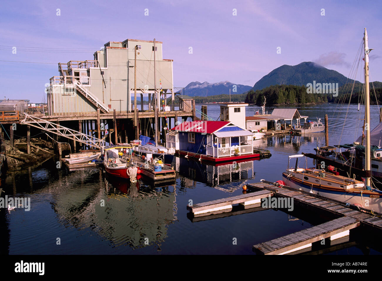 Tofino, BC, Vancouver Island, British Columbia, Canada - Harbor Stock ... Tofino, BC, Vancouver Island, British Columbia, Canada - Harbor Stock ...