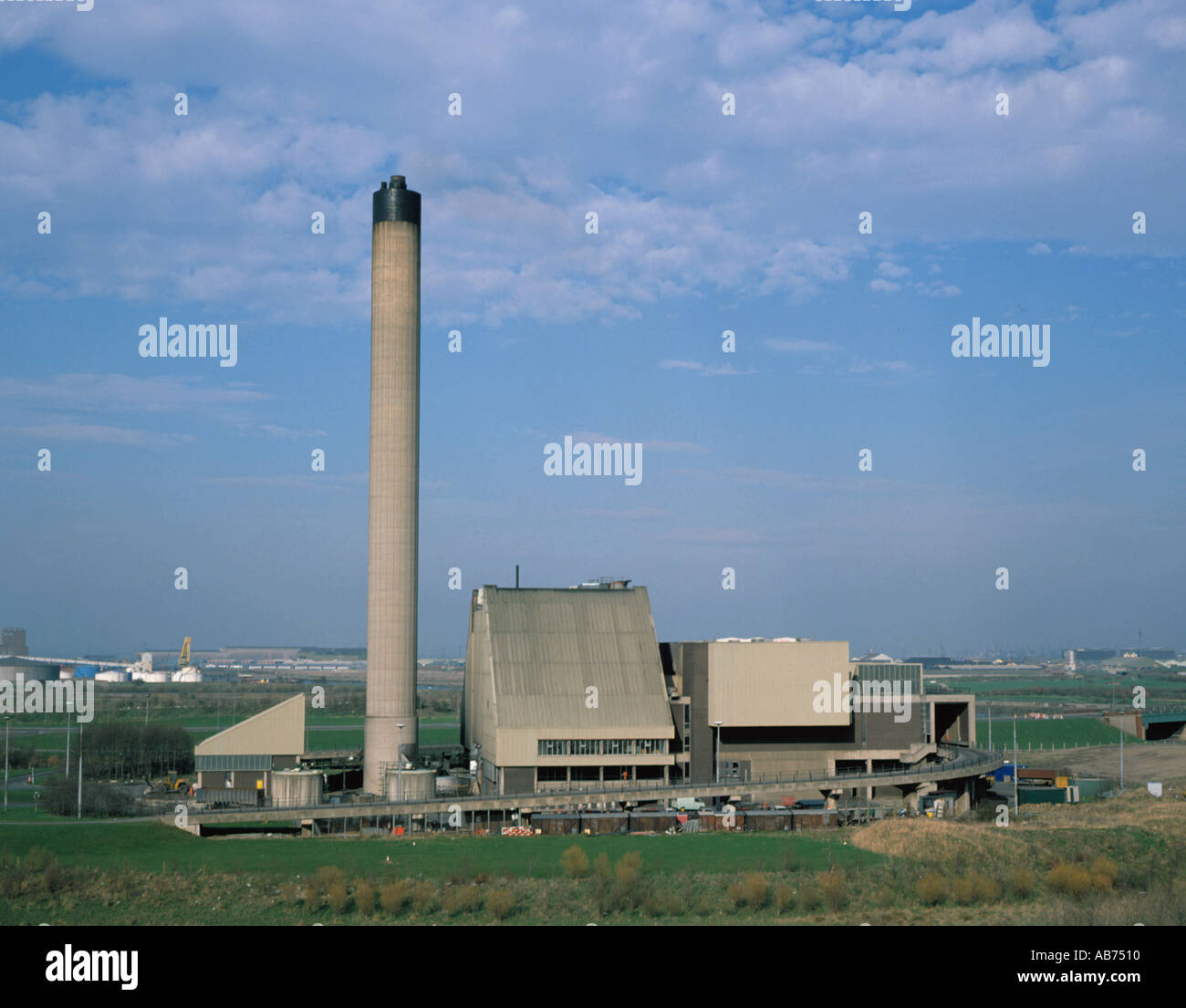 Incinerator plant; Portrack Incinerator Plant, Middlesbrough, Teesside ...
