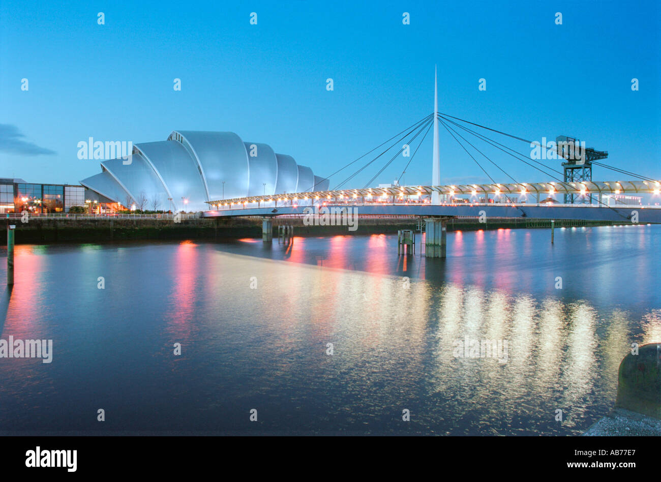 Bells Bridge over the Clyde Stock Photo - Alamy