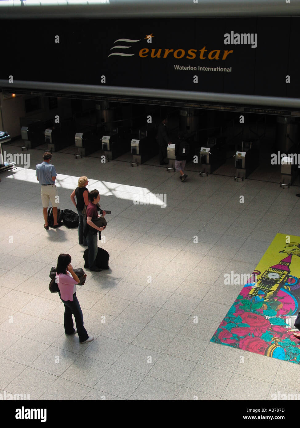 Euro Train Terminal Waterloo Station London England GB Stock Photo - Alamy