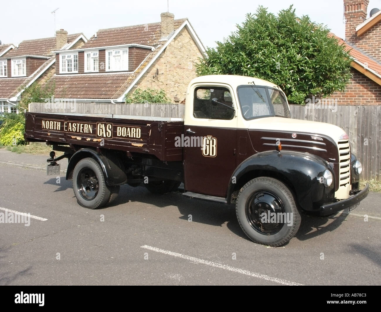 Ford Thames 5 ton lorry 1955 restored in the cream and brown livery of ...
