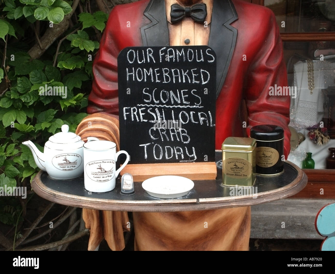 Sign outside tearooms hi-res stock photography and images - Alamy