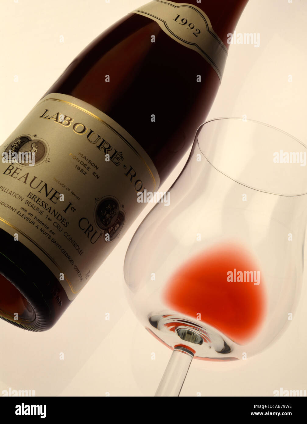 Burgundy red wine Stock Photo - Alamy