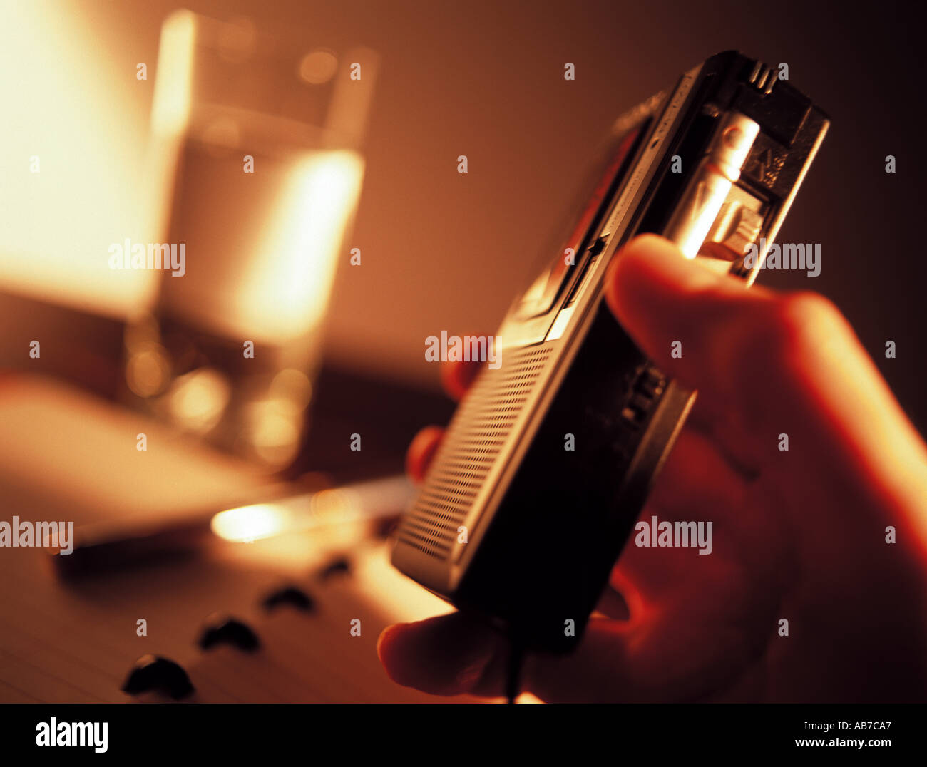 Dictaphone man hi-res stock photography and images - Alamy