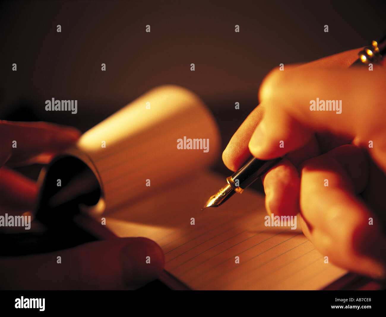 Pen and paper Stock Photo - Alamy