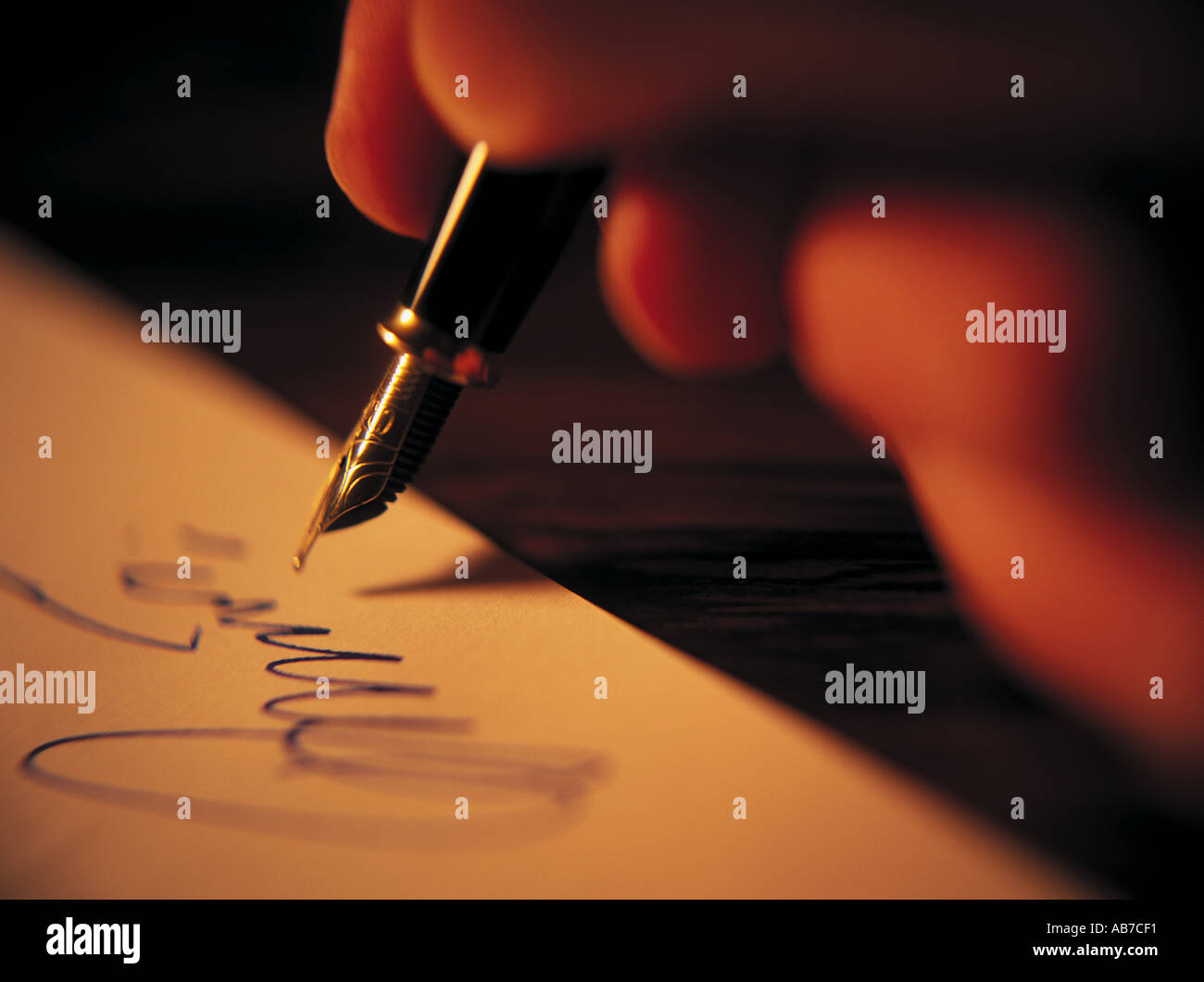 So signature hi-res stock photography and images - Alamy