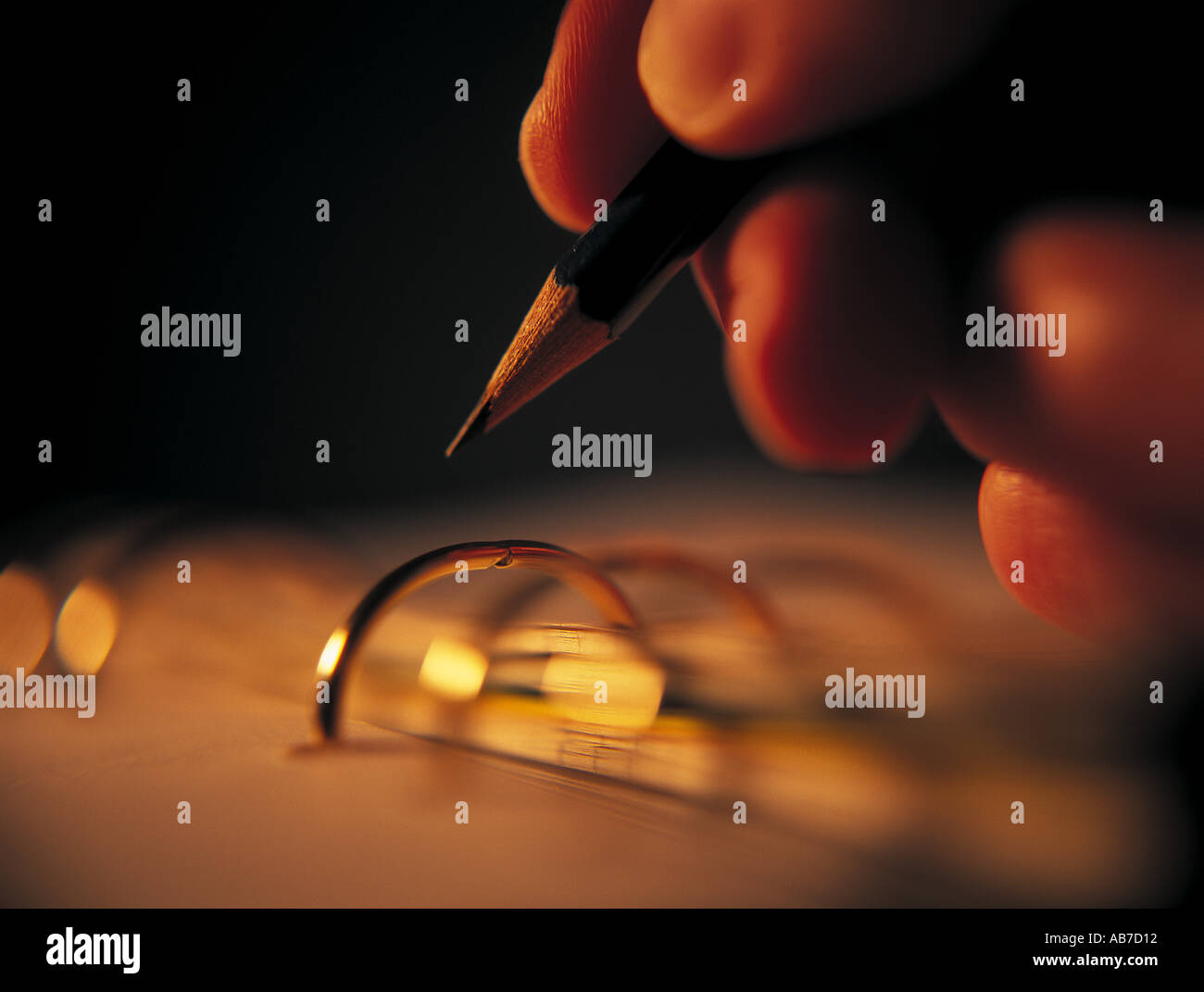Pencil and paper Stock Photo - Alamy