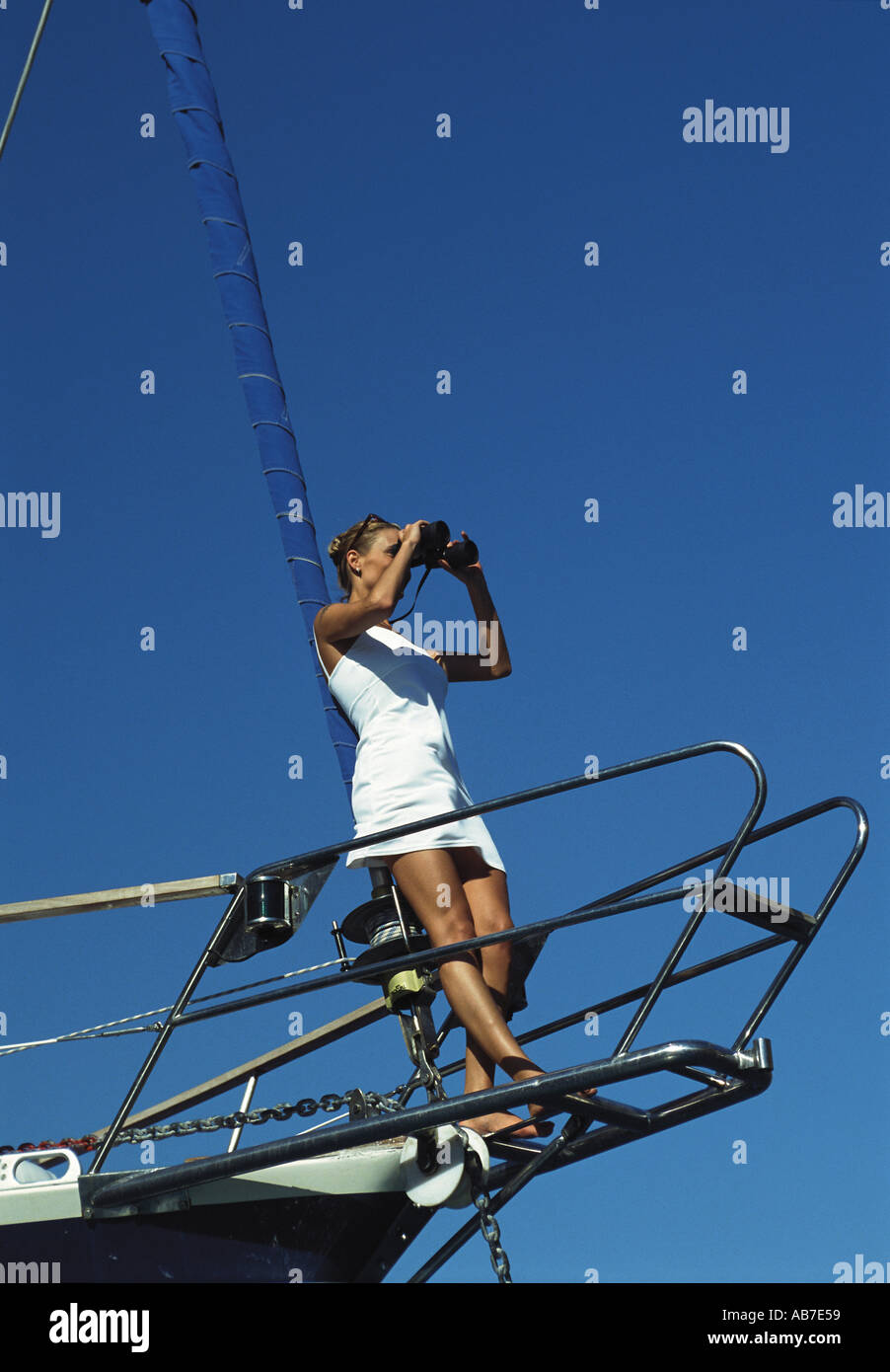 Female watching ship sailing hi-res stock photography and images - Alamy