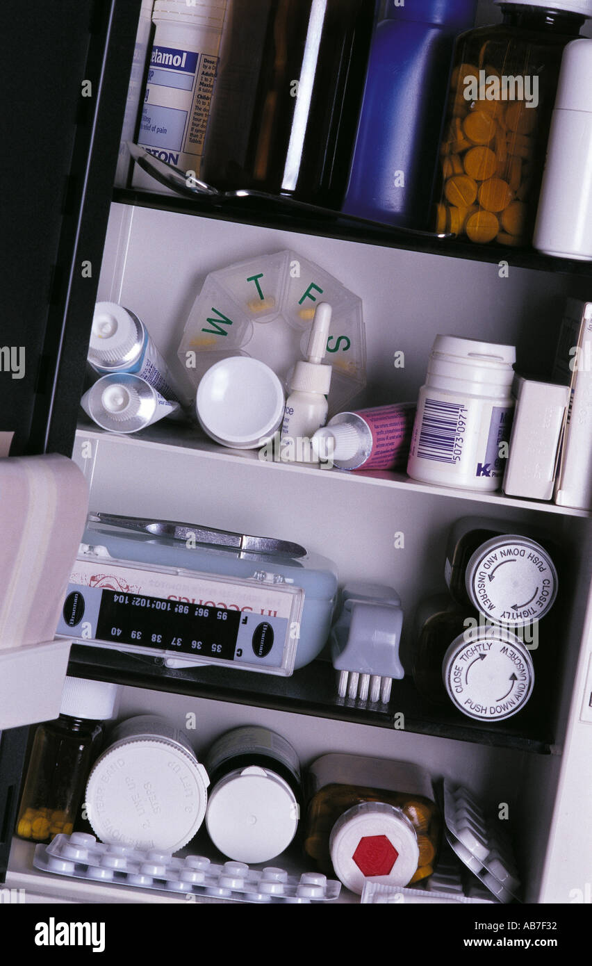 Drug cabinet hi-res stock photography and images - Alamy