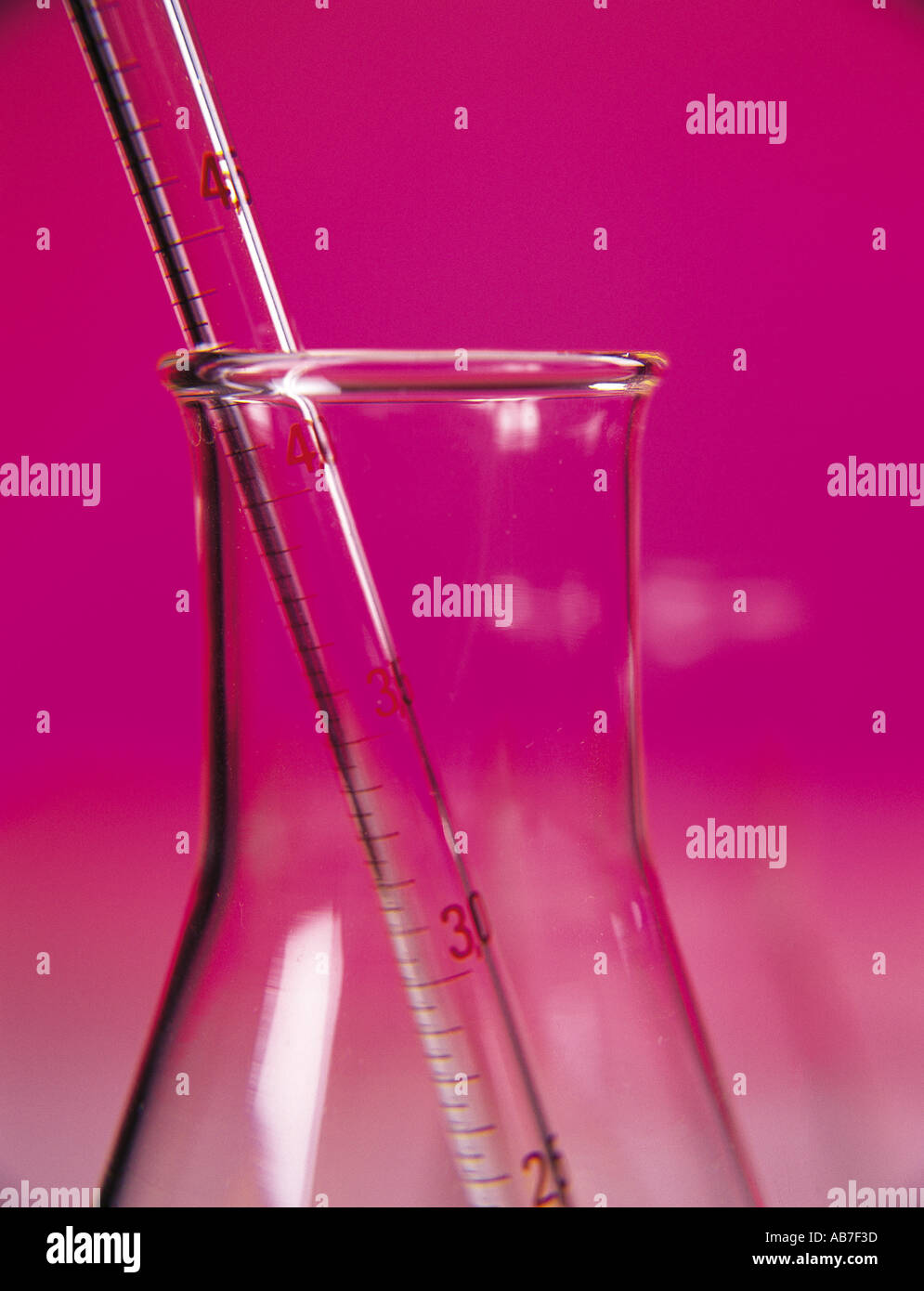 Erlenmeyer flask thermometer hi-res stock photography and images - Alamy