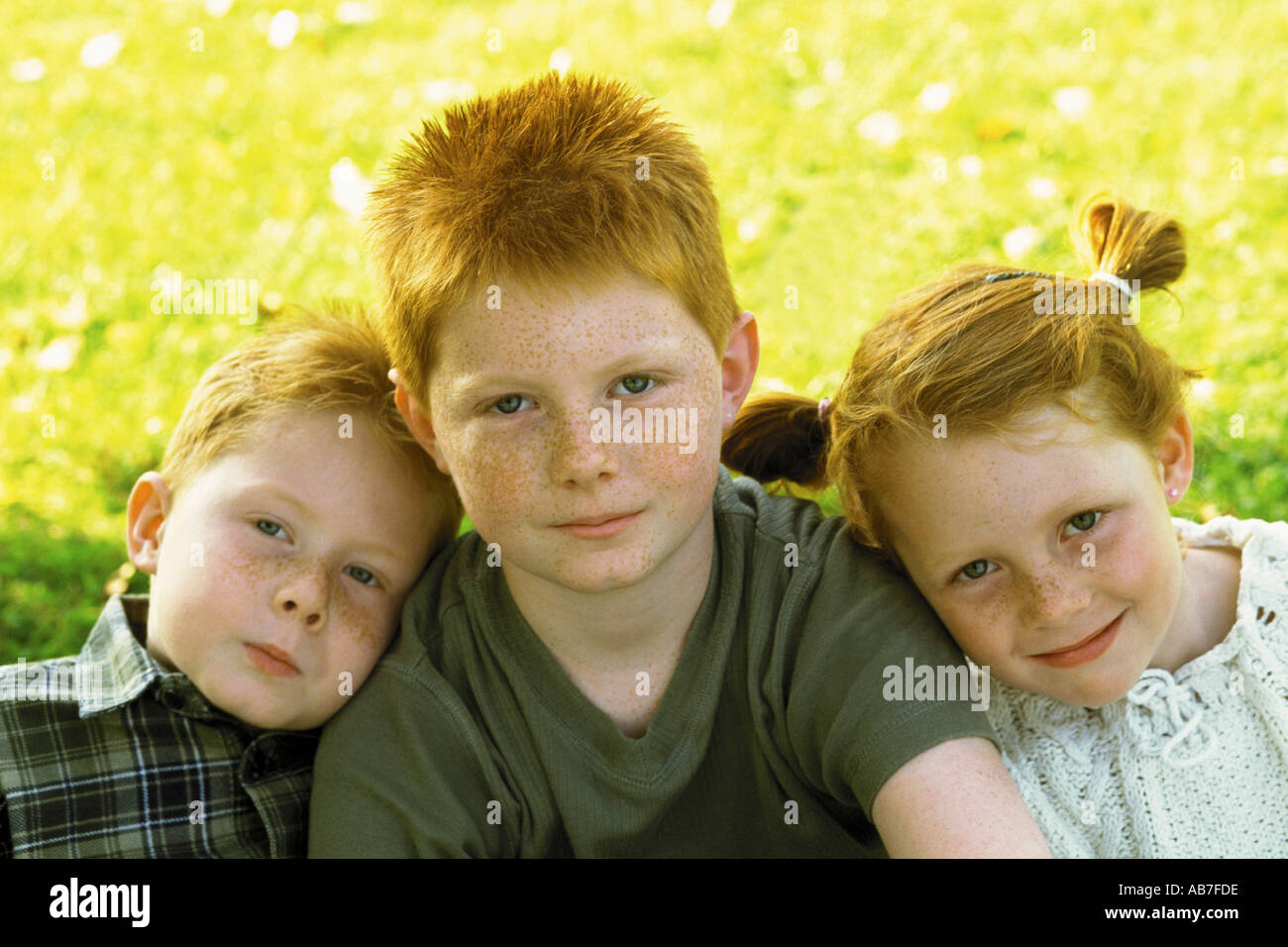 Brothers and sister Stock Photo - Alamy