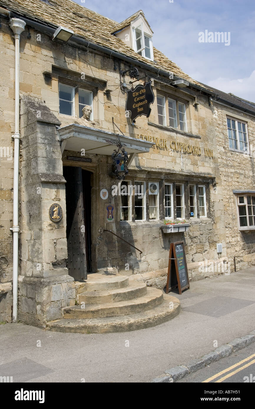 Old Corner Cupboard Inn Winchcombe Cotswolds UK Stock Photo - Alamy