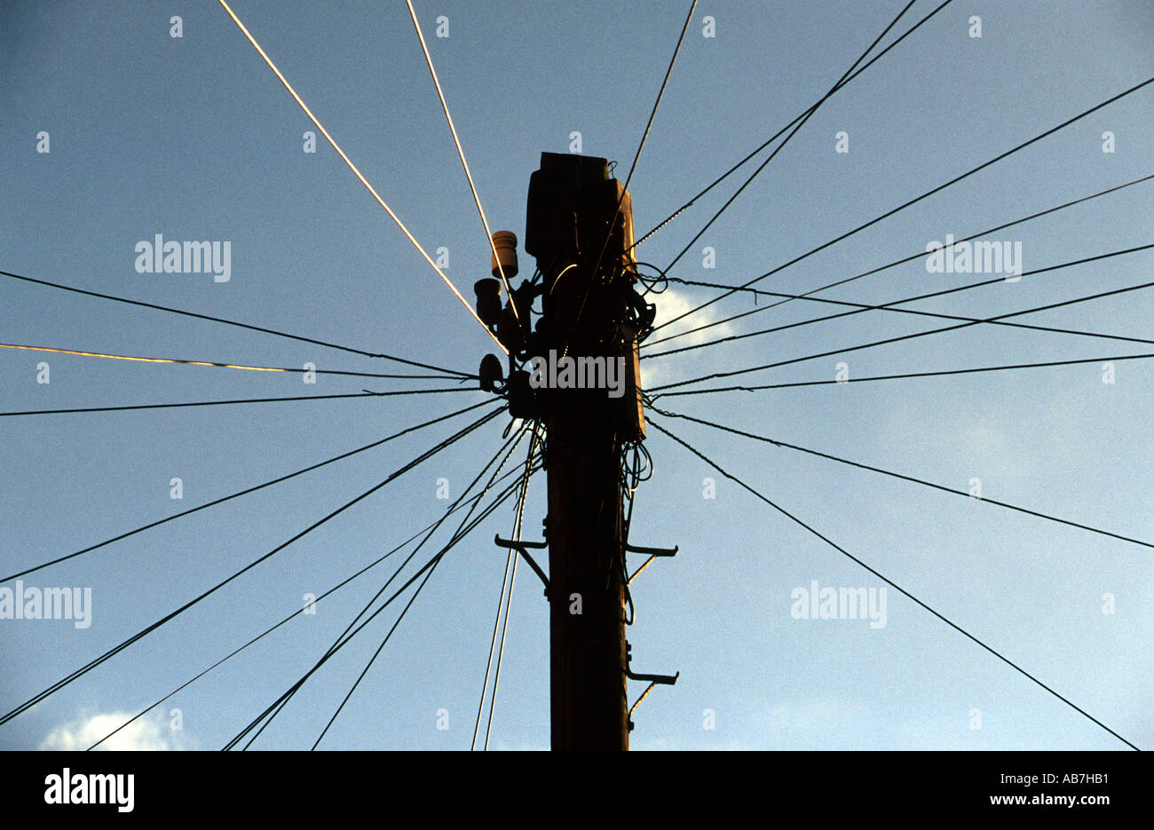 Domestic telephone lines hi-res stock photography and images - Alamy