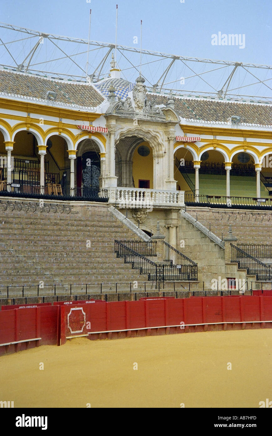 Bullfighting arena in Seville, Spain Stock Photo - Alamy