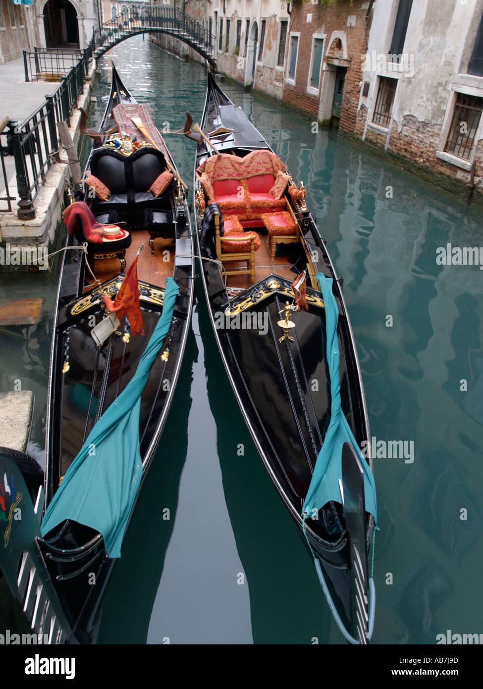 Gondolas Venice Italy Stock Photo - Alamy