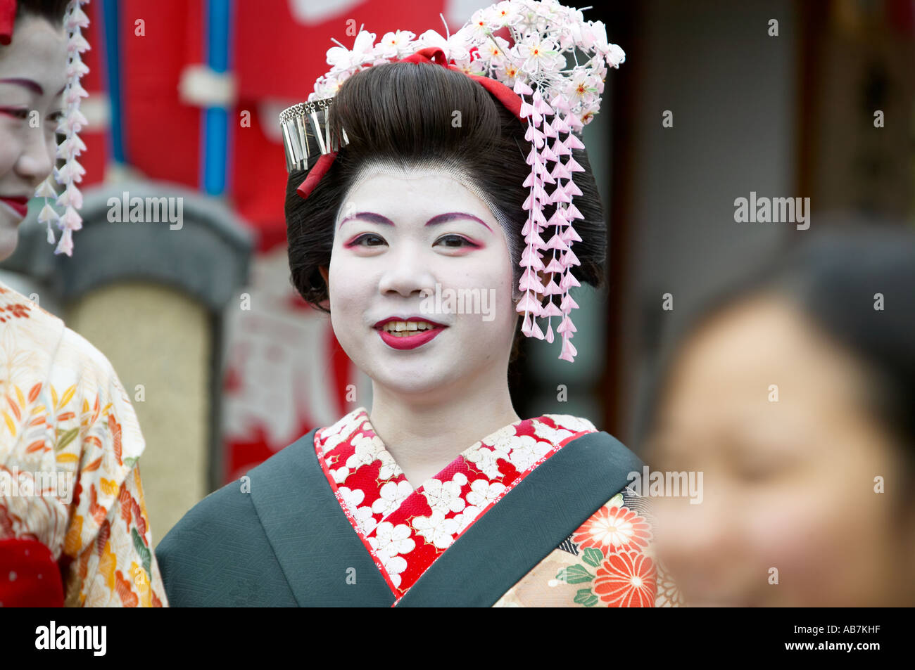 Portrait Of Three Geisha High Resolution Stock Photography and Images ...