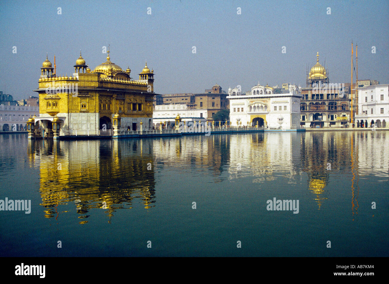 Amritsar India Golden Temple View Across Water Stock Photo - Alamy