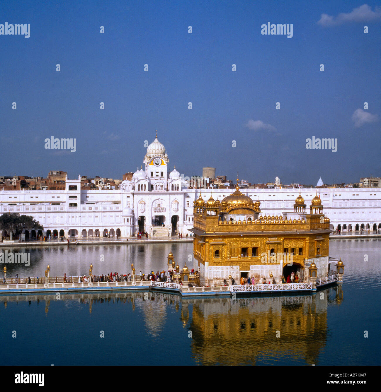 Amritsar India Sri Harmandir Sahib (Golden Temple) & Tank Stock Photo ...