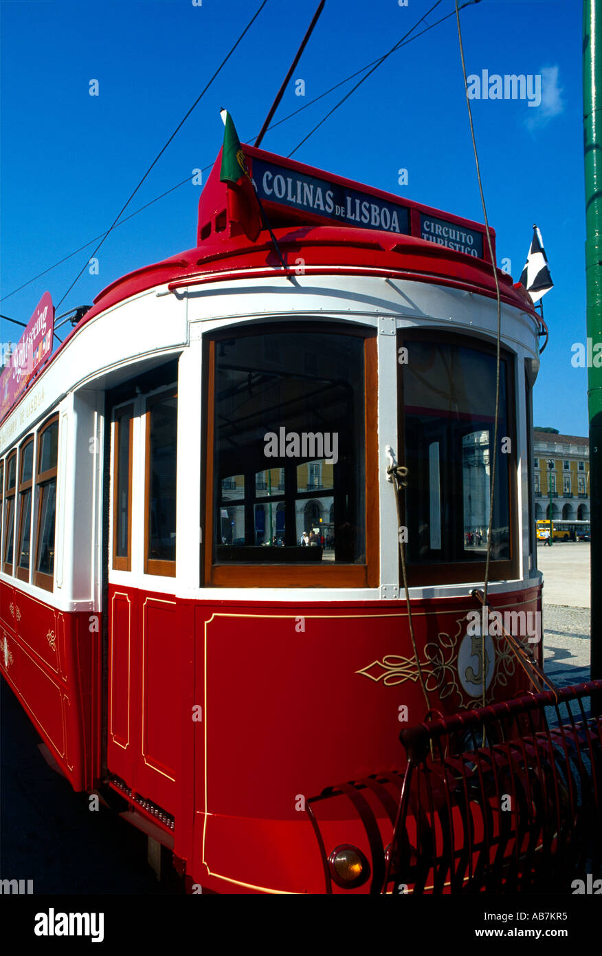 Lisbon Portugal Tourist Tram Stock Photo - Alamy